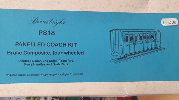 Brandbright PS18 Coach Kit Brake Composite, Four wheeled S/H/Chalk ...
