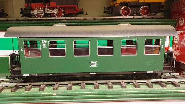 LGb DB 2nd Class Coach S/H/Chalk Garden Rail