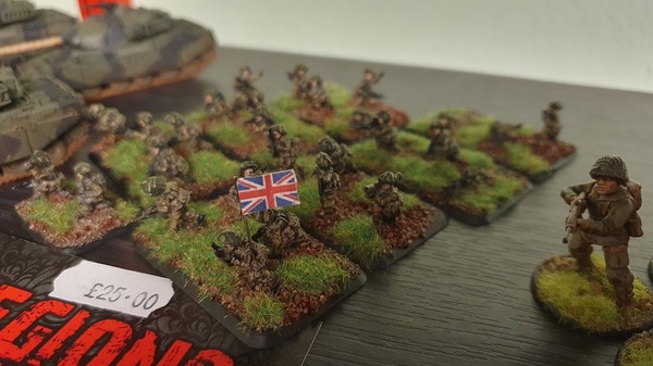 Team Yankee British Mechanised Platoon Painted 15mm/Chalk Garden Rail