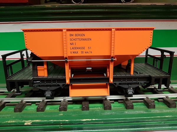 LGB 44410 DR Hopper Car BM Bergen S/H/Chalk Garden Rail