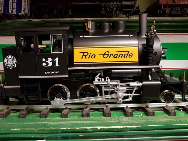 PIKO 38207 D&RGW 2-6-0T Saddle Tank Loco/Chalk Garden Rail